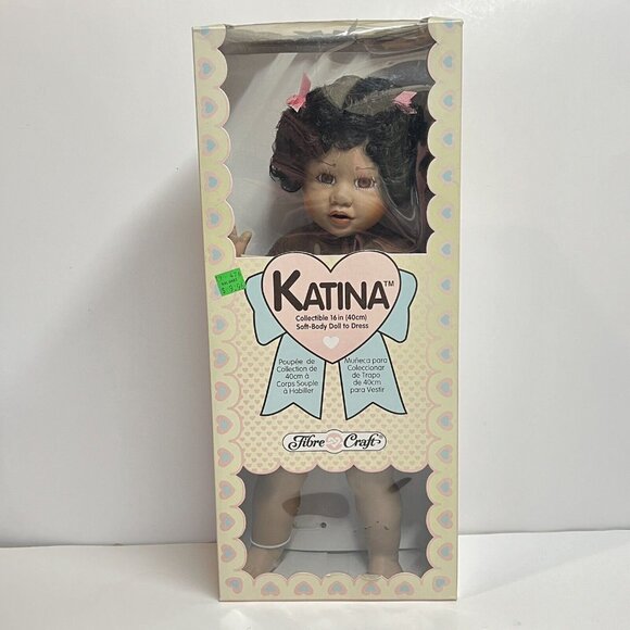 Other | Teena Halbig 1992 Katina African American Fibre Crafts 16 Doll ...